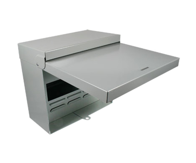 DB-EAVE-DIN-9WAY - STEEL EAVE DB BOX DIN 9WAY