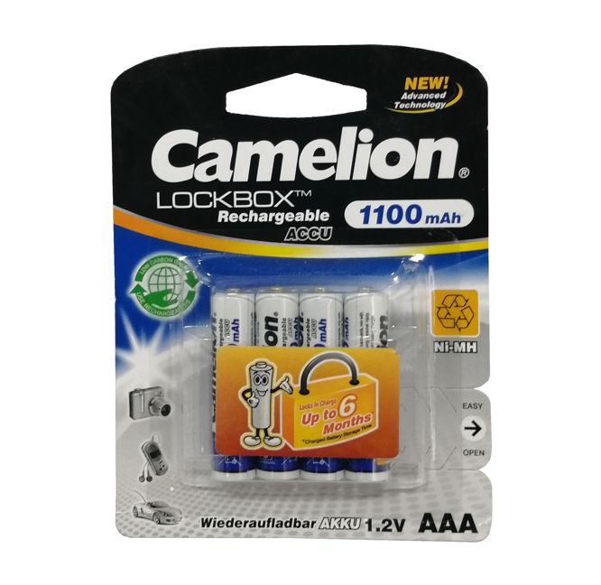 NH-AAA1100LBP4 (MEC) - BATTERY CAMELION RECHARGEABLE AAA BP4